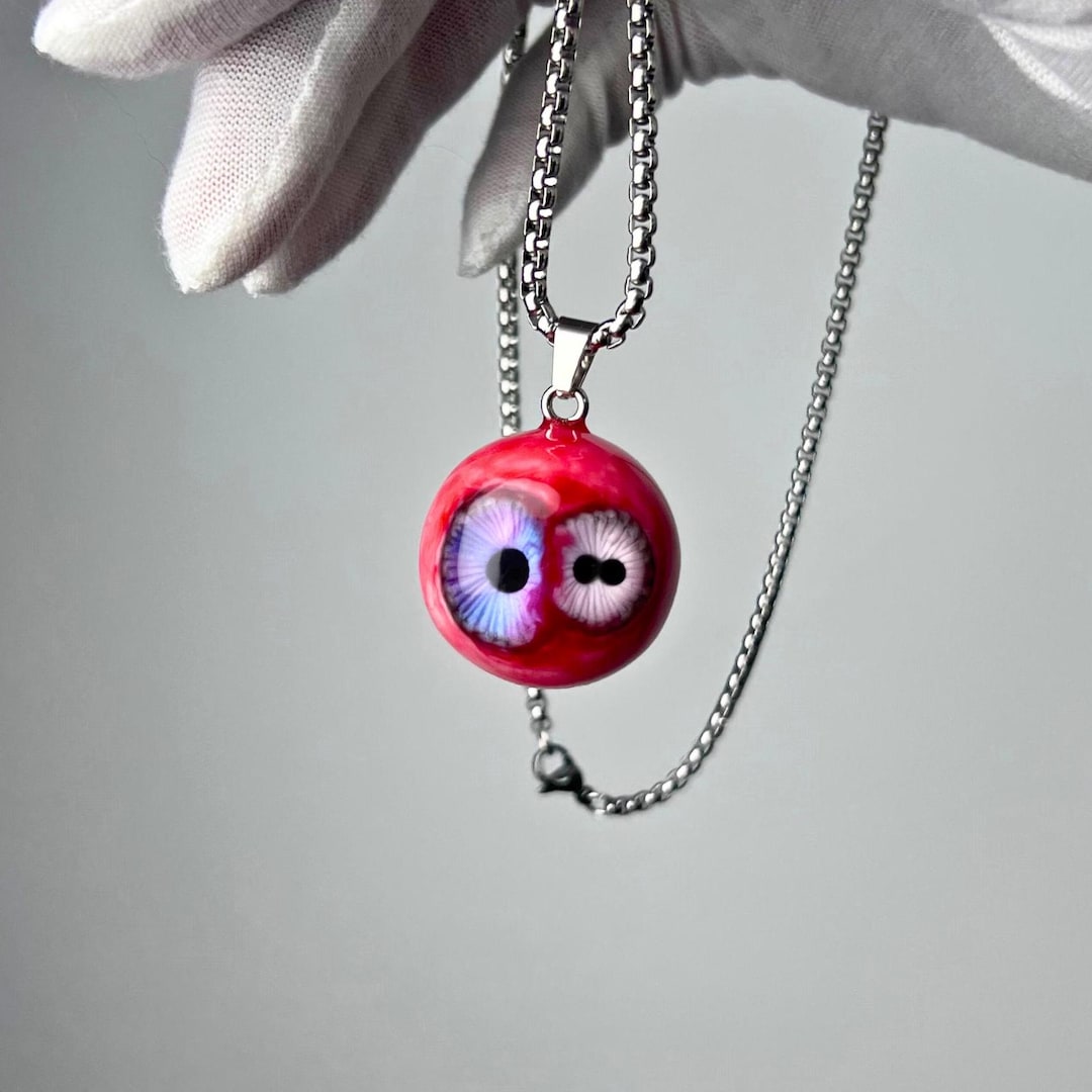 Handcrafted Resin Bloodshot Double Eyes Eyeball Jewelry, Horrific ...