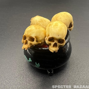 Hand-painted 3d-printed Resin Skulls - Perfect for Halloween ...