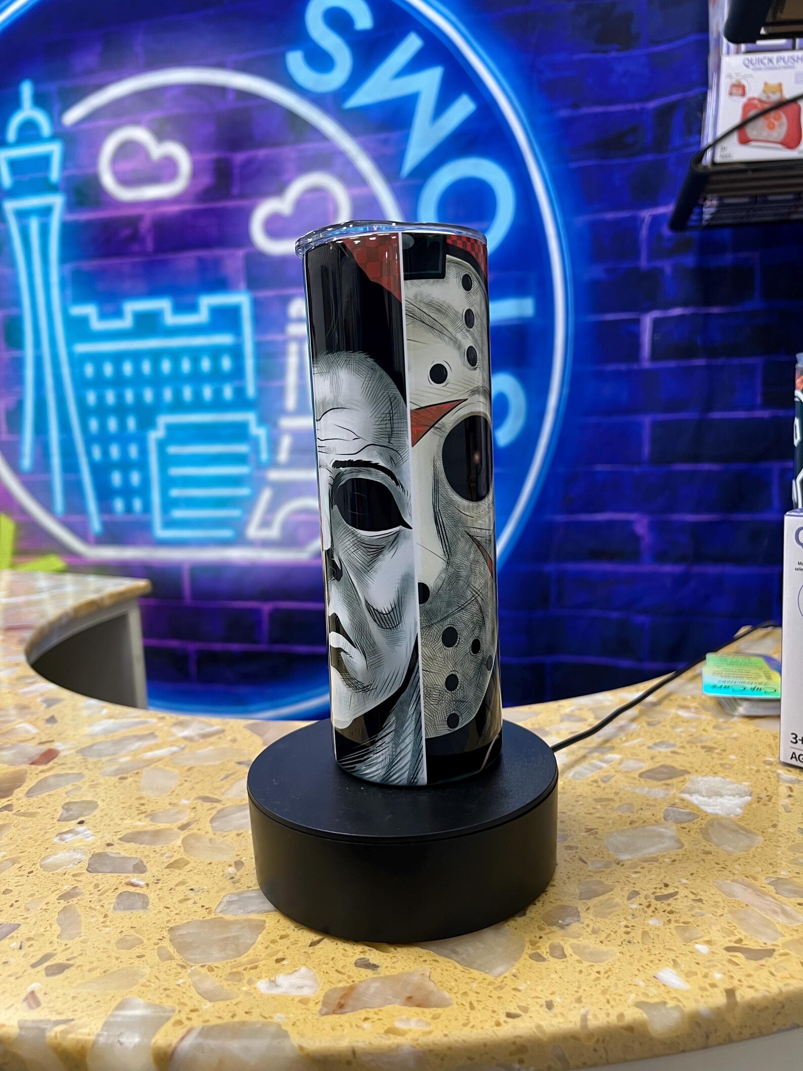 Slasher Movie Tumbler, Custom Horror Movie Cup, Nostalgia March, 50 ...