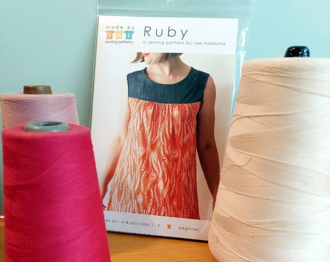 Made by Rae Ruby Top Sewing Pattern, Dress Pattern, Paper Pattern - Etsy