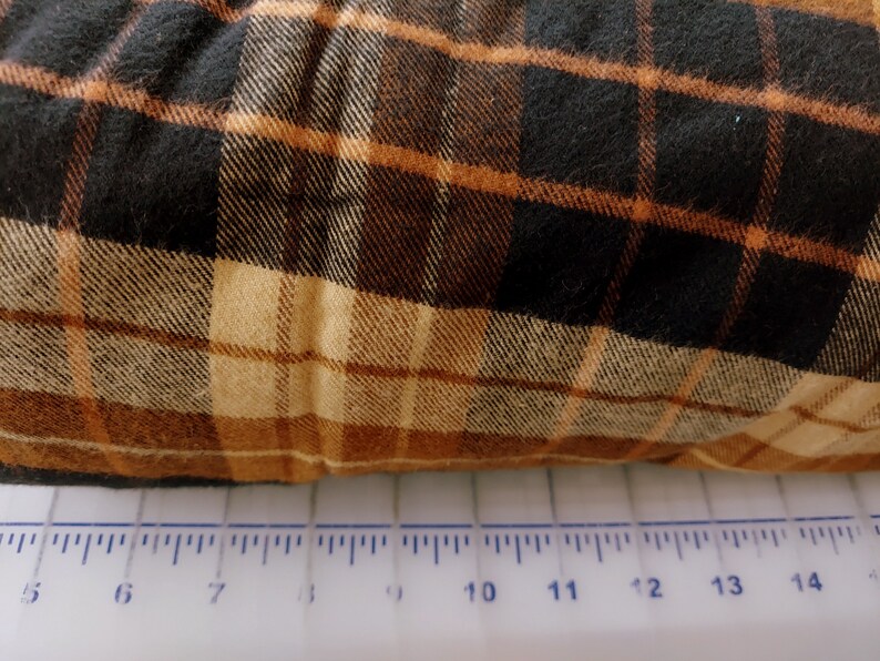 Brown Black Tan Plaid Flannel WINDSTAR WN-076 Cotton Flannel - Etsy