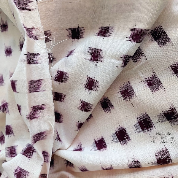Linen Ikat Fabric - Etsy