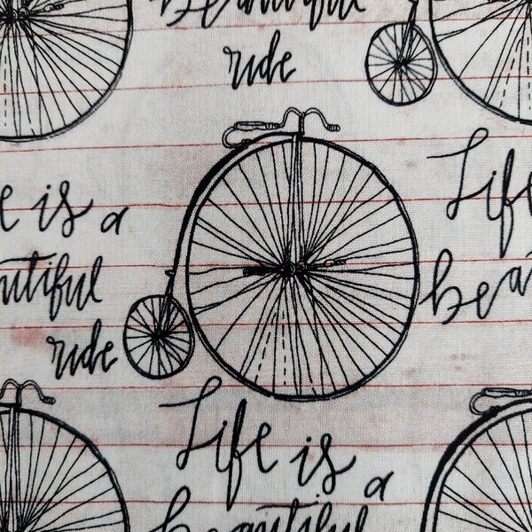 Bicycle Fabric - Etsy