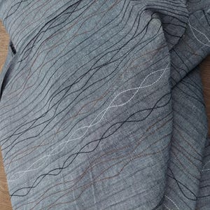 Cotton Pintuck Fabric: Diamond Textiles Charcoal PT 70223 - Etsy