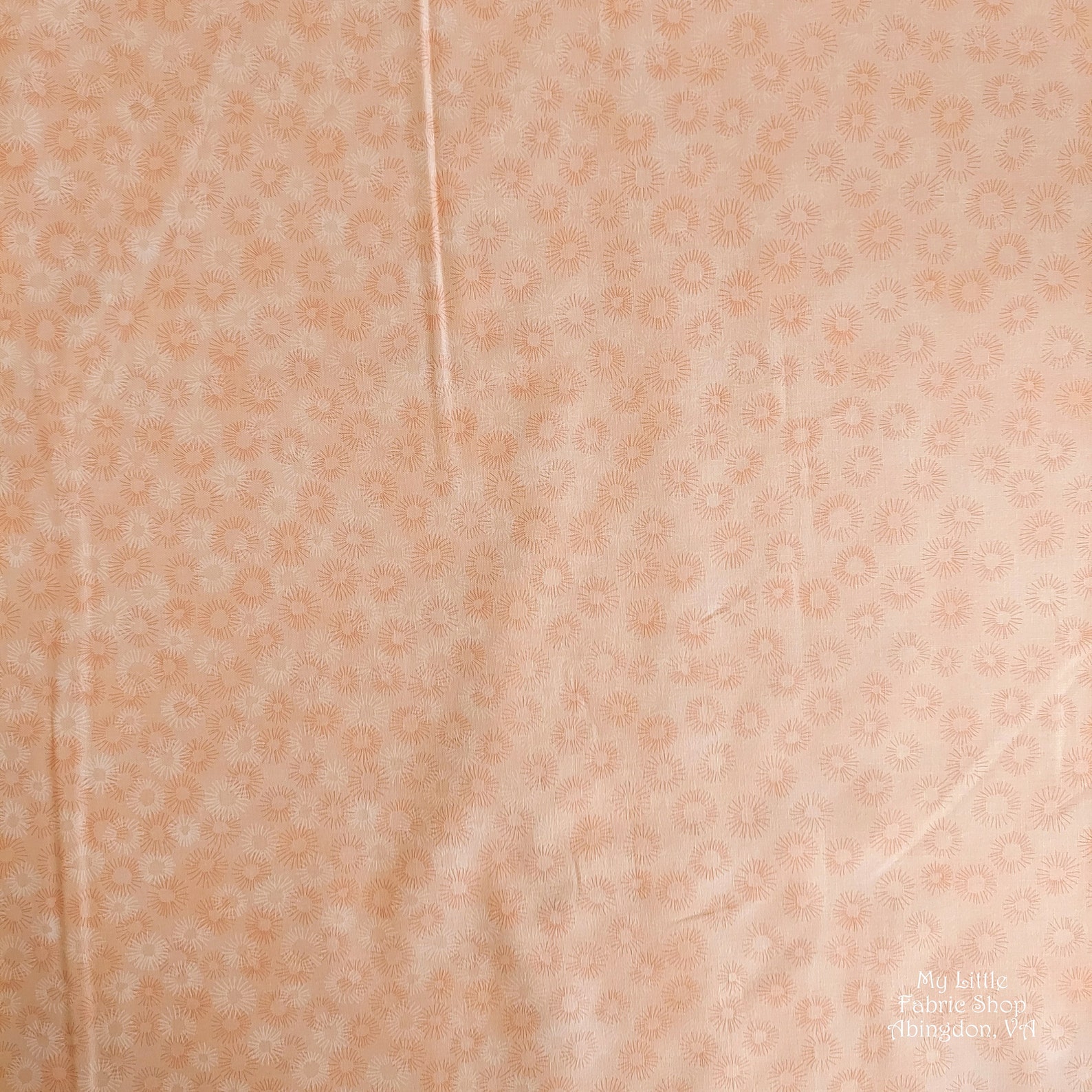 Cotton Fabric: Deconstructed Dandelions "hopscotch" Blush 3219 by RJR ...