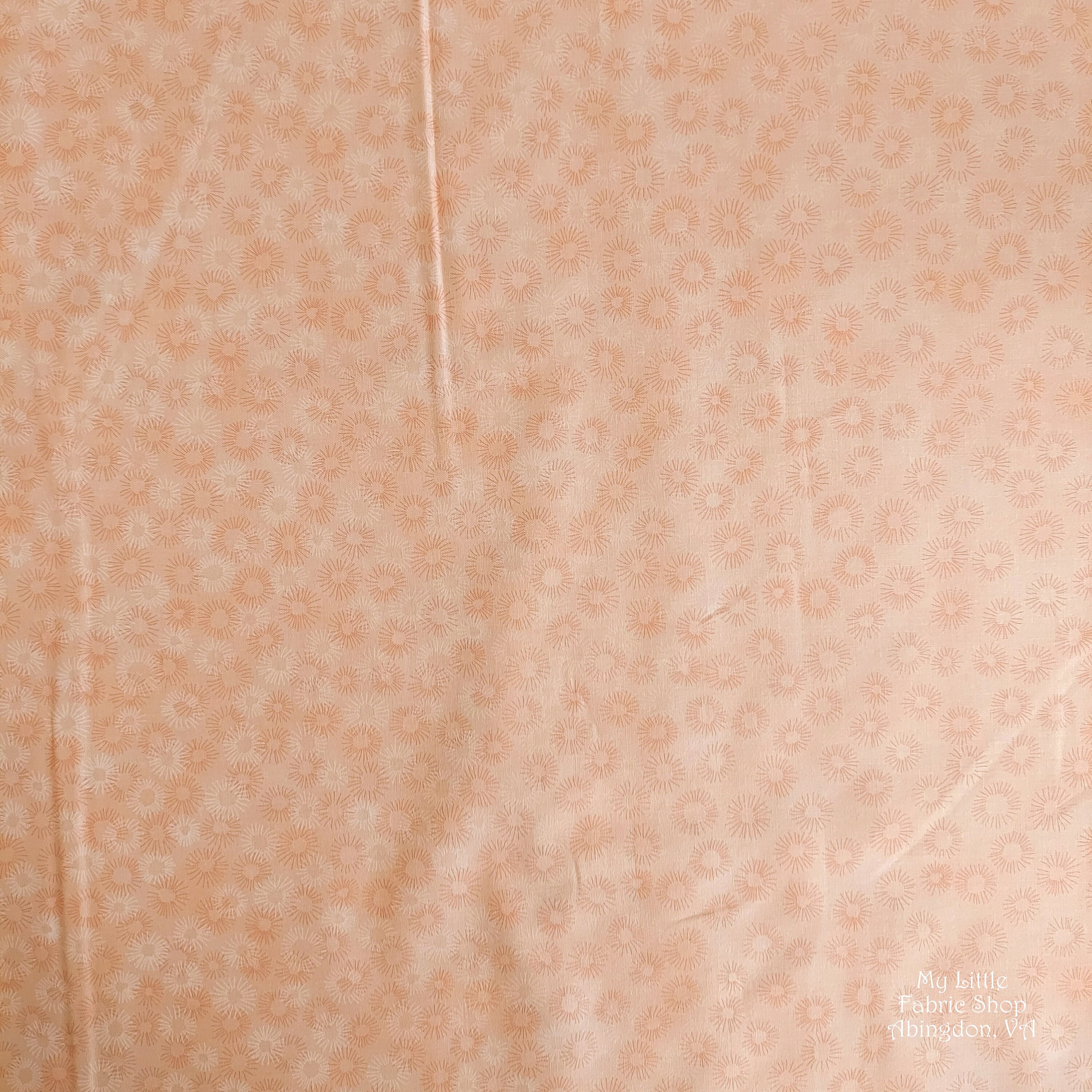 Cotton Fabric: Deconstructed Dandelions "hopscotch" Blush 3219 by RJR ...