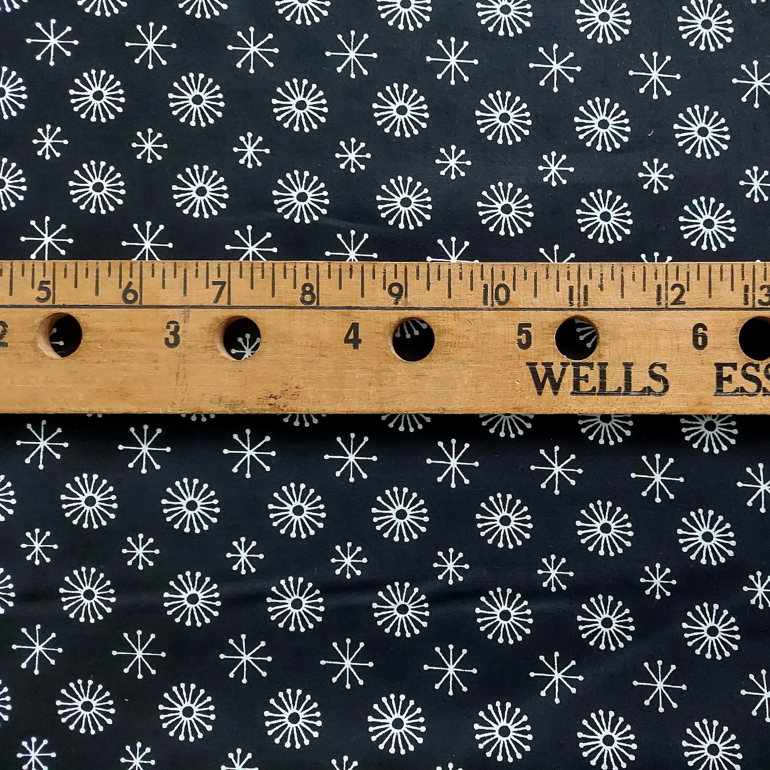 Cotton Fabric: Jacks Black and White Gramercy BTR7030 by Blank Quilting ...