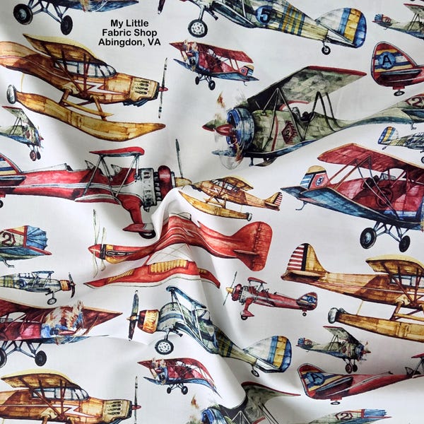 Airplane Fabric - Etsy