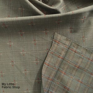 Hillside Green Nikko Indigo NI 4961 Diamond Textiles Yarn Dyed Cotton ...