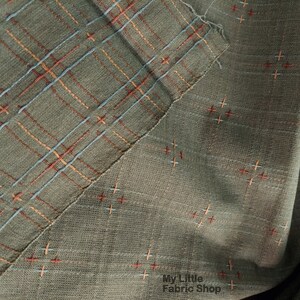 Hillside Green Nikko Indigo NI 4961 Diamond Textiles Yarn Dyed Cotton ...