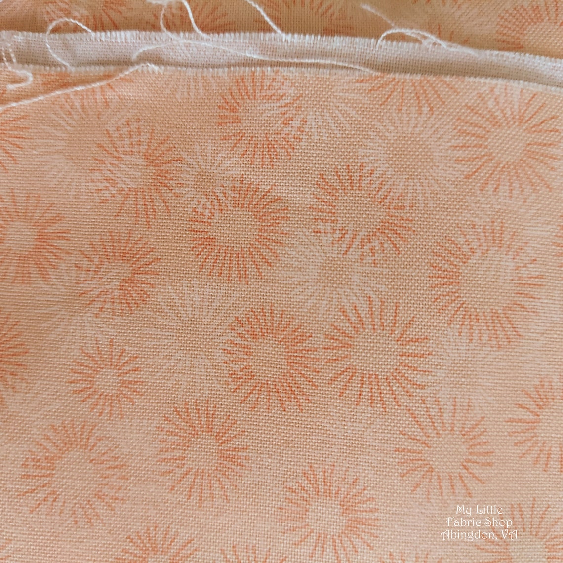 Cotton Fabric: Deconstructed Dandelions "hopscotch" Blush 3219 by RJR ...