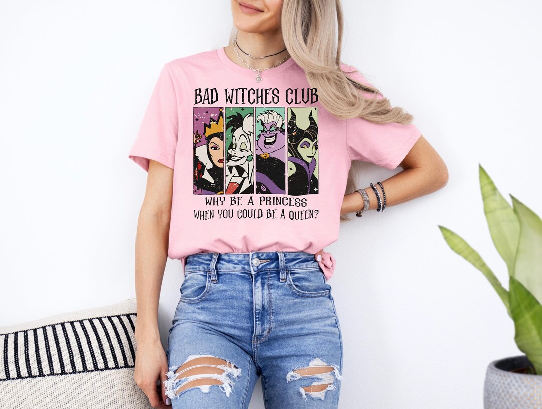 Bad Witches Club Shirts, Funny Witch Club T-shirt, Cool Bad Witch Sweatshirt, Bad Girl Tee ...