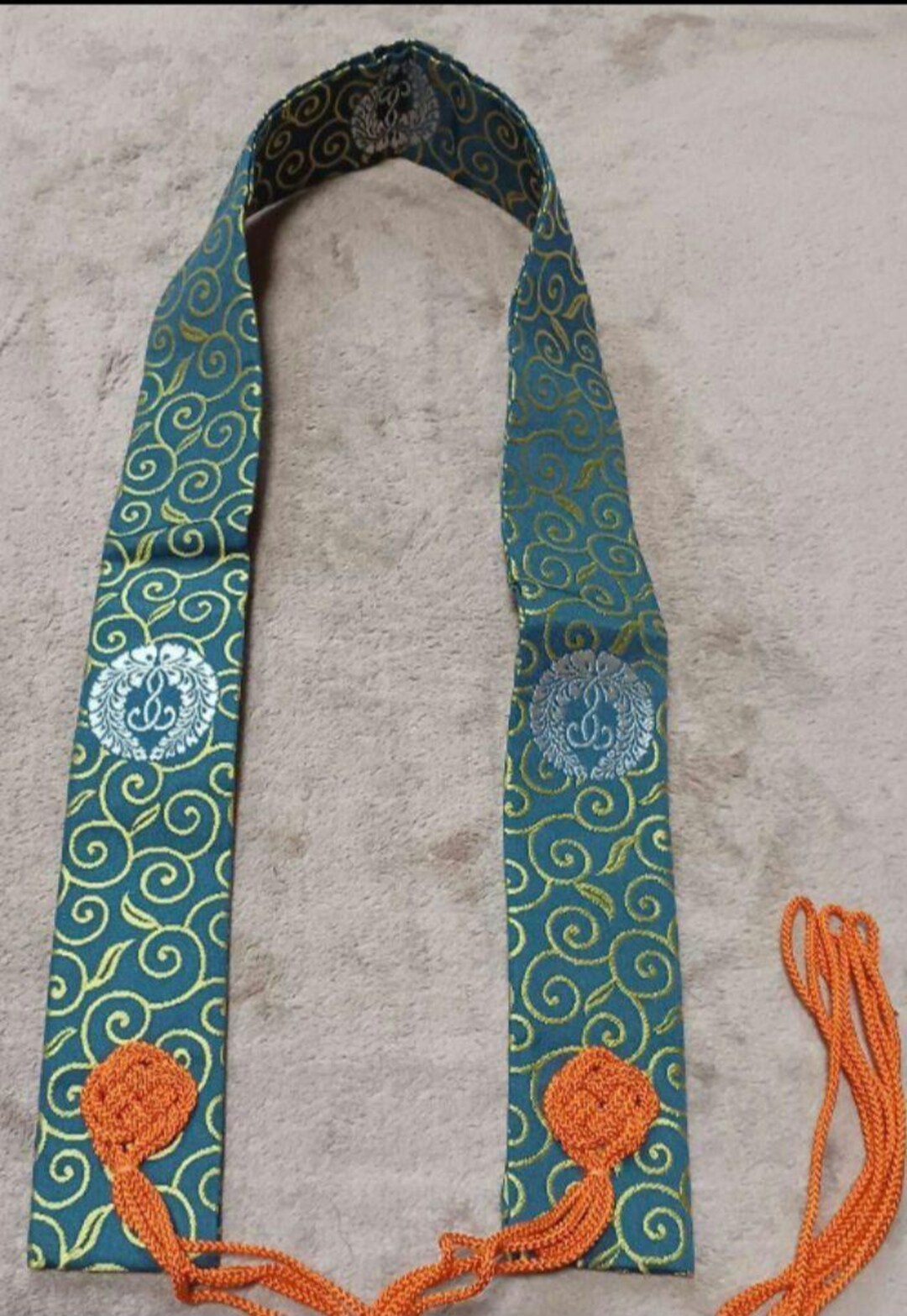 Wagesa Green Japanese Buddhist Monk Costume Accessory Kyoto Nishi ...