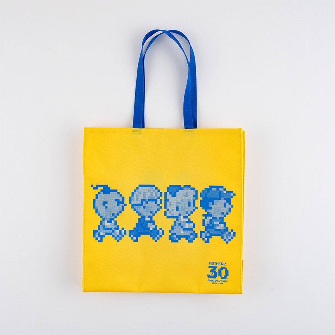 Mother 2 Earthbound 30th Anniversary Tote Bag Yellow Hobonichi Nintendo ...