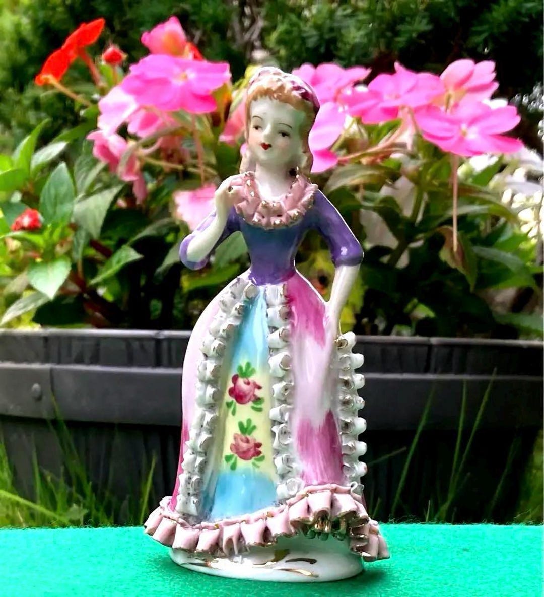 Seto Novelty Vintage Porcelain Lady Dress From Japan 1950s - Etsy