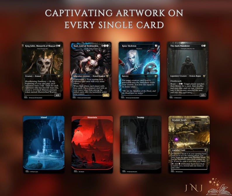 Diablo Themed Commander Deck Proxies, Demon Tribal/reanimation, 105 ...