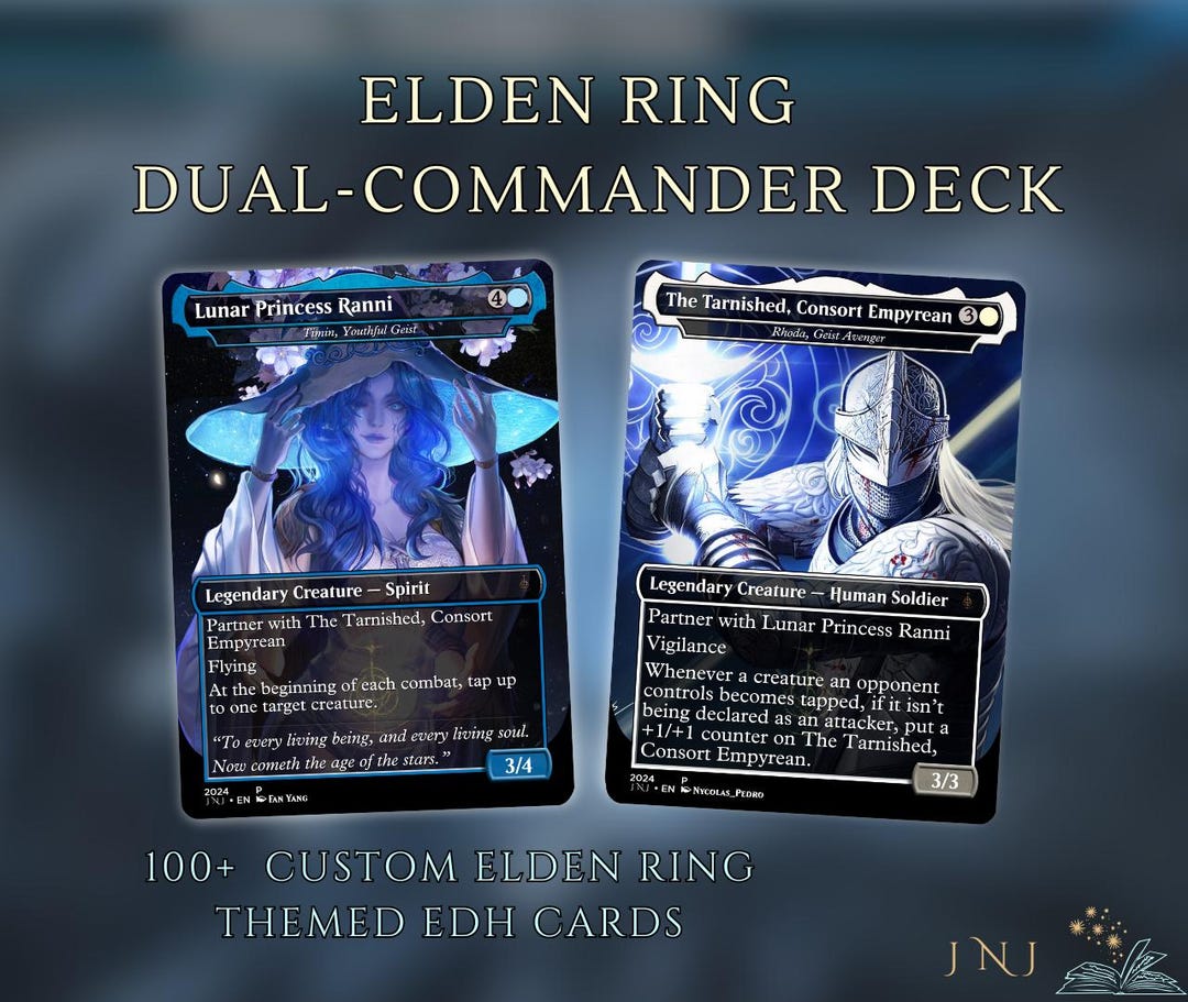 Elden Ring Themed Proxy Dual-commander Deck, Azorius Control/voltron, 100+ Unique Cards. - Etsy