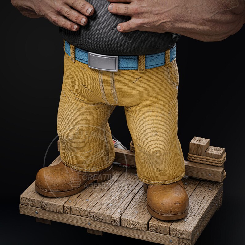 Bluto Fanart 3D STL Statue + Bust | 1/6 Scale Model (digital Download ...