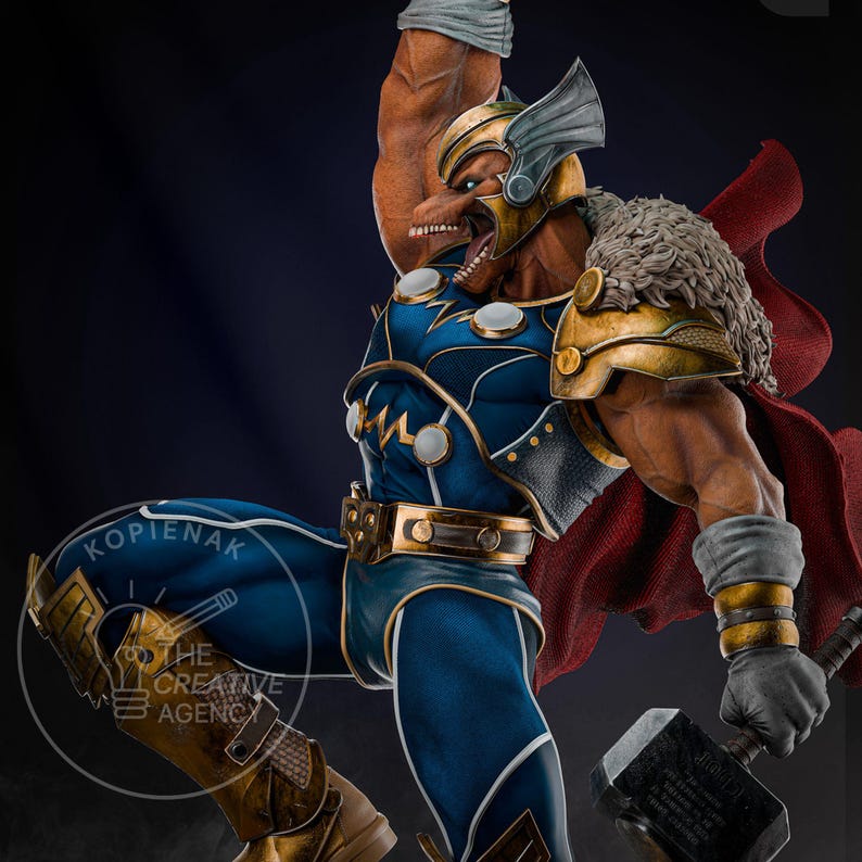 Beta Ray Fanart STL Statue + Bust | 1/6 Scale | Cosmic Hammer Hero on ...