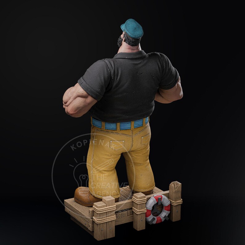 Bluto Fanart 3D STL Statue + Bust | 1/6 Scale Model (digital Download ...