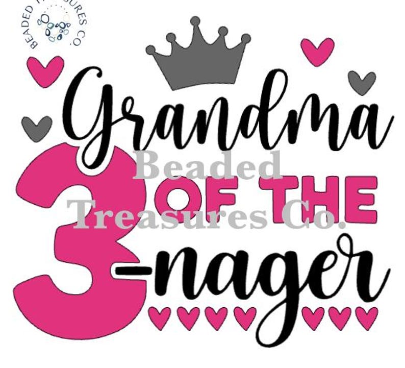 Little Miss Threenager PNG Bundle | Birthday | Event | Party | Girly ...