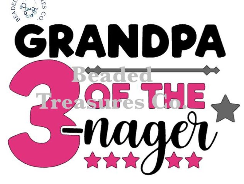 Little Miss Threenager PNG Bundle | Birthday | Event | Party | Girly ...