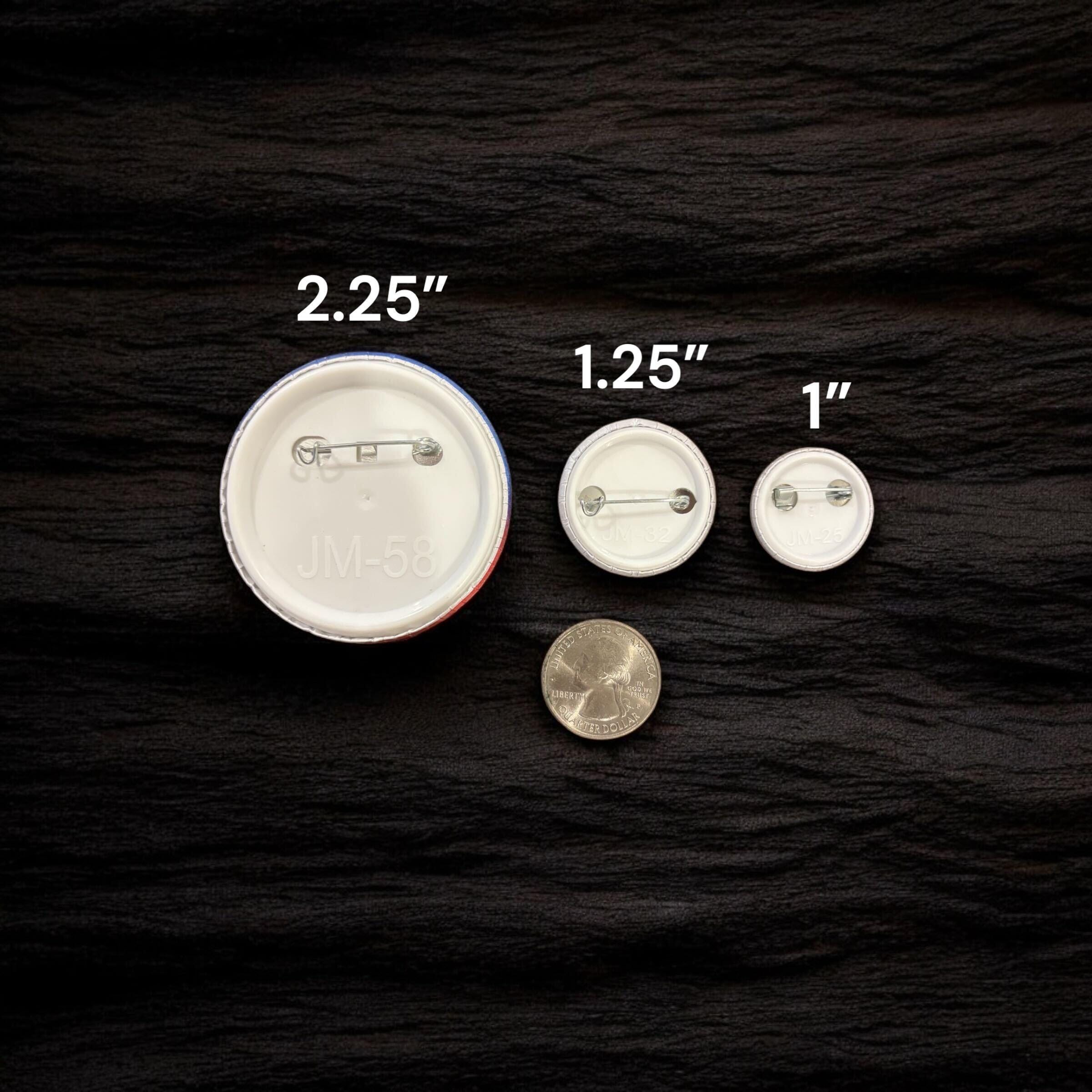 Bitcoin, Altcoin & Meme Coin Pin Back Button Badges. - Etsy