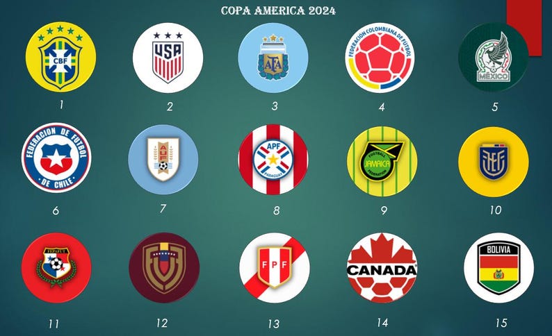 Copa America National Team & Olympic Team Pins: Collectible Soccer ...