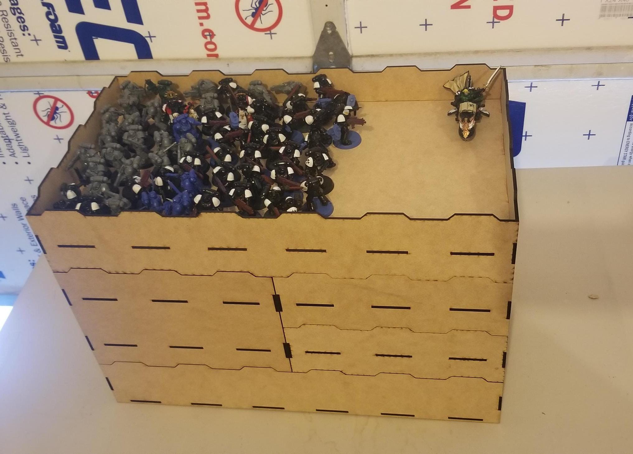 Warhammer 40k Army Carrying Case Company Box, Army Transport Case ...