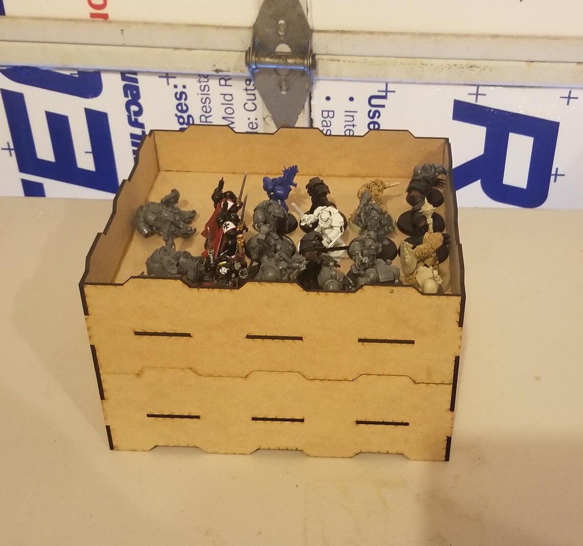 Miniature Army Carrying Case Platoon Box, Army Transport Case ...