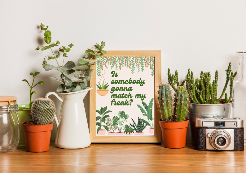 Plant Freak Print - Etsy