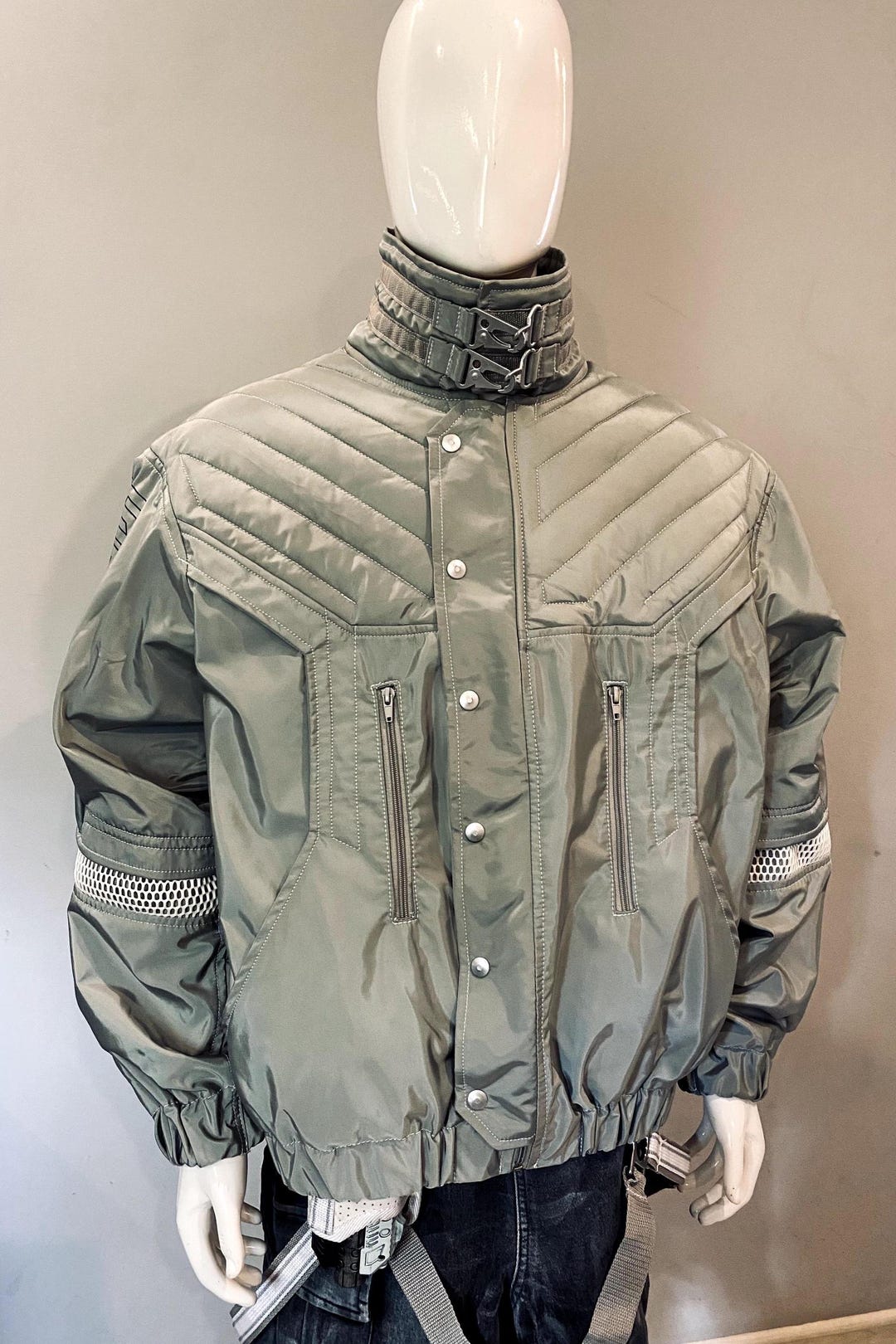 CYBERPUNK Jacket Modern Futuristic Sci-fi Custom Made - Ready to Order ...
