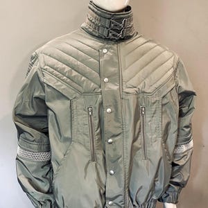 CYBERPUNK Jacket Modern Futuristic Sci-fi Custom Made - Ready to Order ...