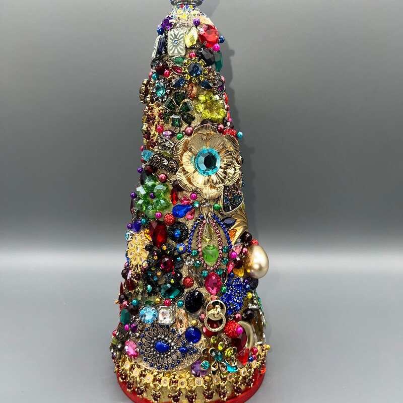 Jeweled Cone Tree - Etsy