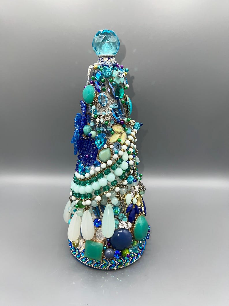 Jeweled Tree Turquoise Blue and Green - Etsy