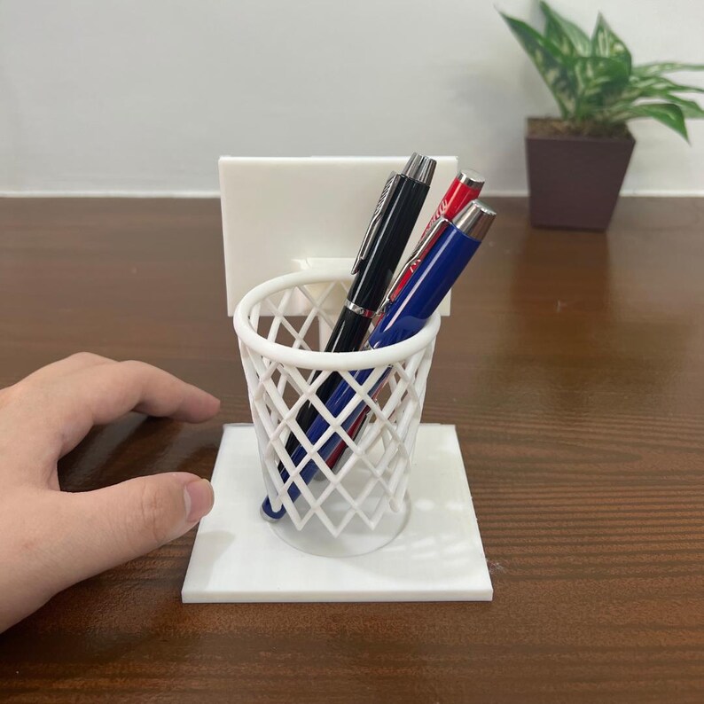 3D Printed Basketball Hoop Pen Holder | Unique Desk Organizer | Fun and ...