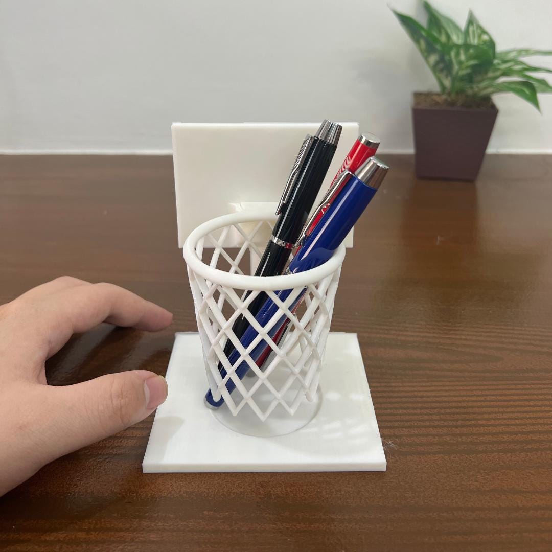 3D Printed Basketball Hoop Pen Holder | Unique Desk Organizer | Fun and ...