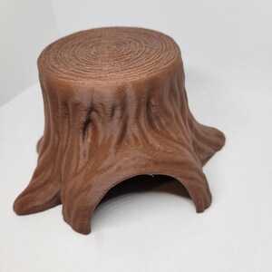 3D Printed Tree Stump Spider Hide – Realistic Reptile | Tarantula ...