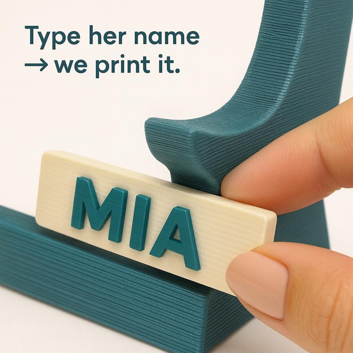 Ladder Personalized Pen Display Rack With Nameplate | Desk Organizer ...