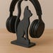 3D Printed Cat Headphone Stand – Unique Gift for Cat Lovers, Gamer Desk ...