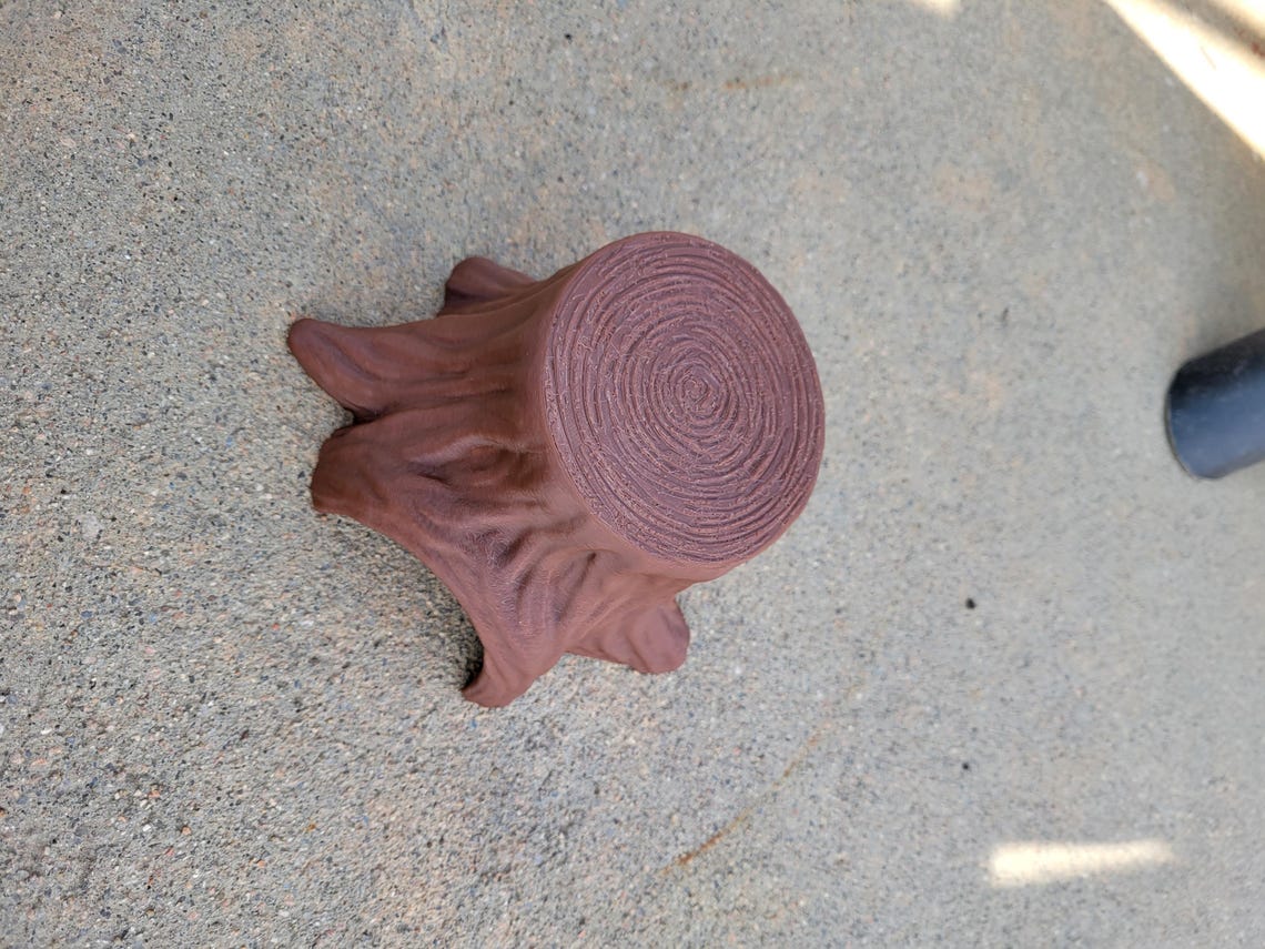 3D Printed Tree Stump Spider Hide – Realistic Reptile | Tarantula ...