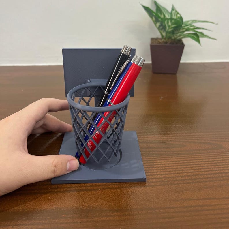3D Printed Basketball Hoop Pen Holder | Unique Desk Organizer | Fun and ...