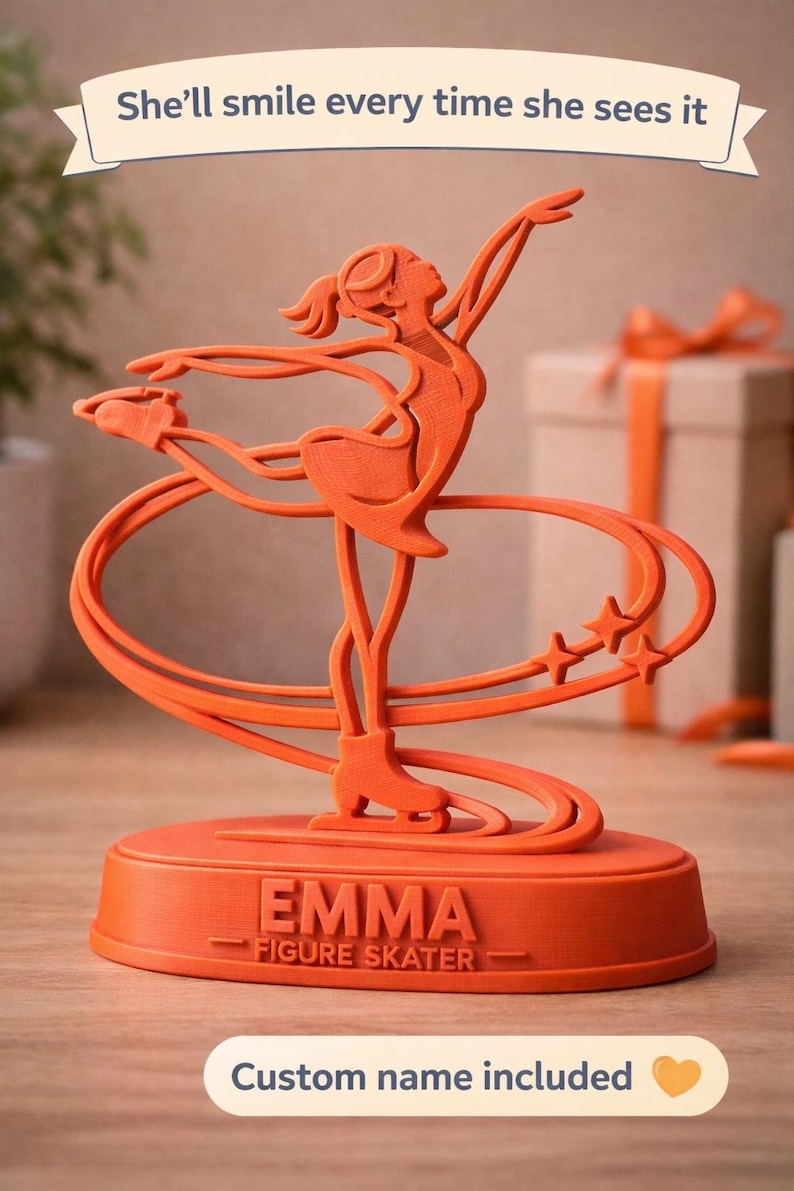 Ice Magic Personalized Ice Skating Gifts |figure Skater Figurine ...