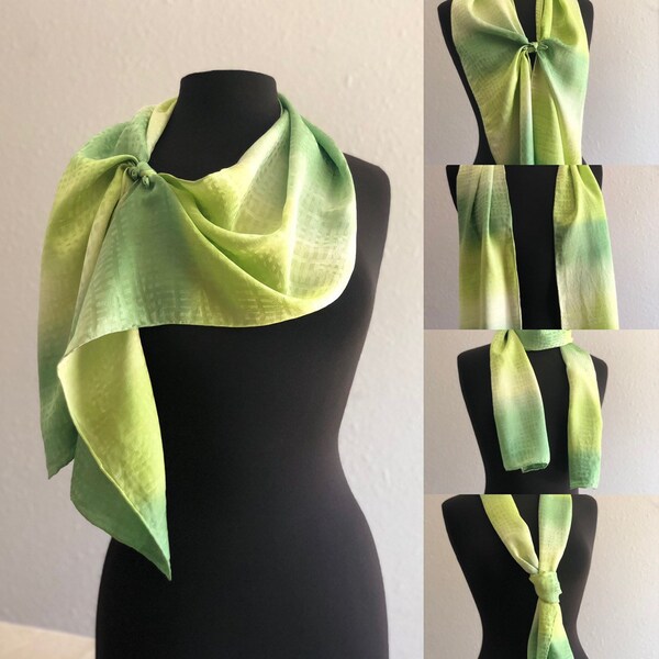 Chartreuse Scarf - Etsy