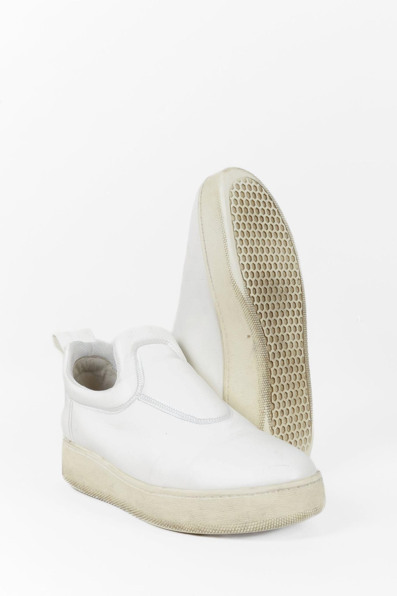Celine White Leather Slip-on Sneakers - Etsy