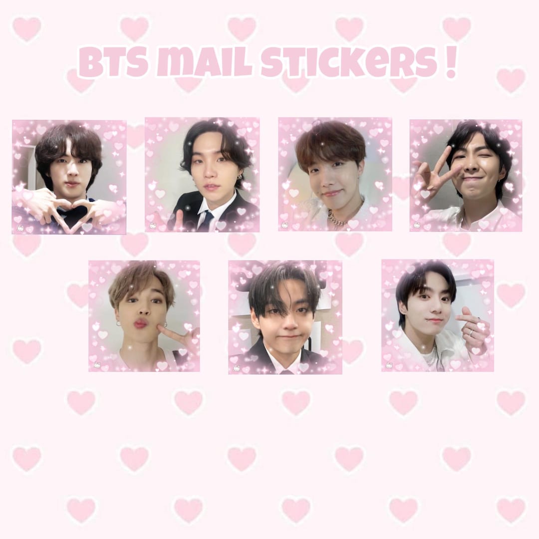 BTS Mail Stickers - Etsy