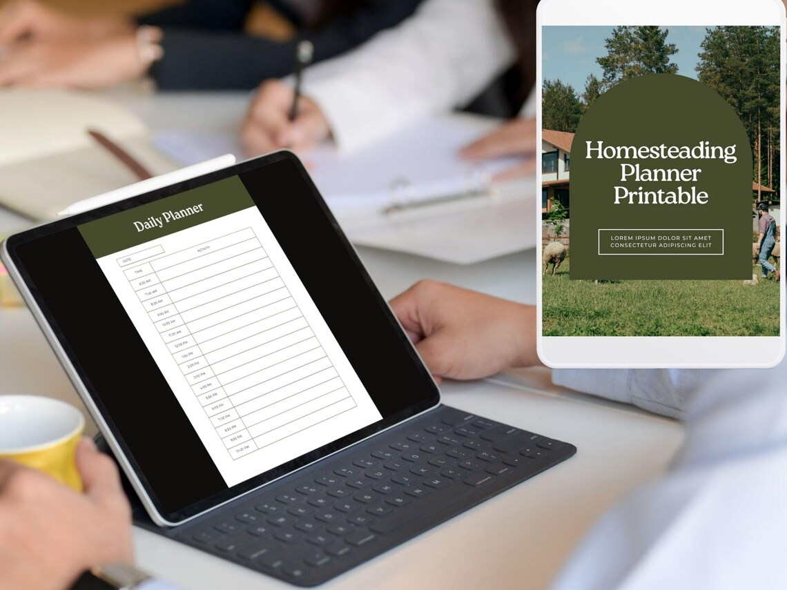 Printable Homesteading Planner Gardening Journal Printable Planner for ...