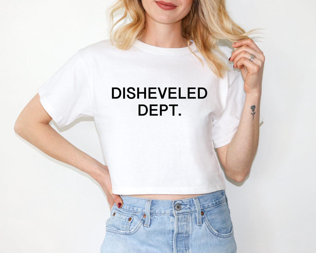 DISHEVELED DEPT. Crop-top,hot Mess, Hot Mess Express Shirt, Shirt for ...