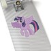 Twilight Sparkle Sticker Assorted Sizes, Transparent or White Vinyl ...