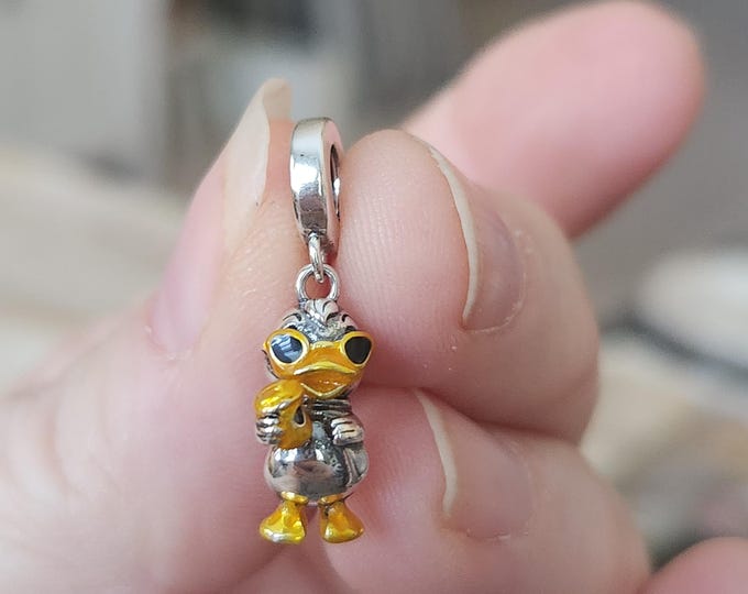 Duck Charm, Silver Plated Duck, Cool Duck Bracelet Charm, Gift - Etsy